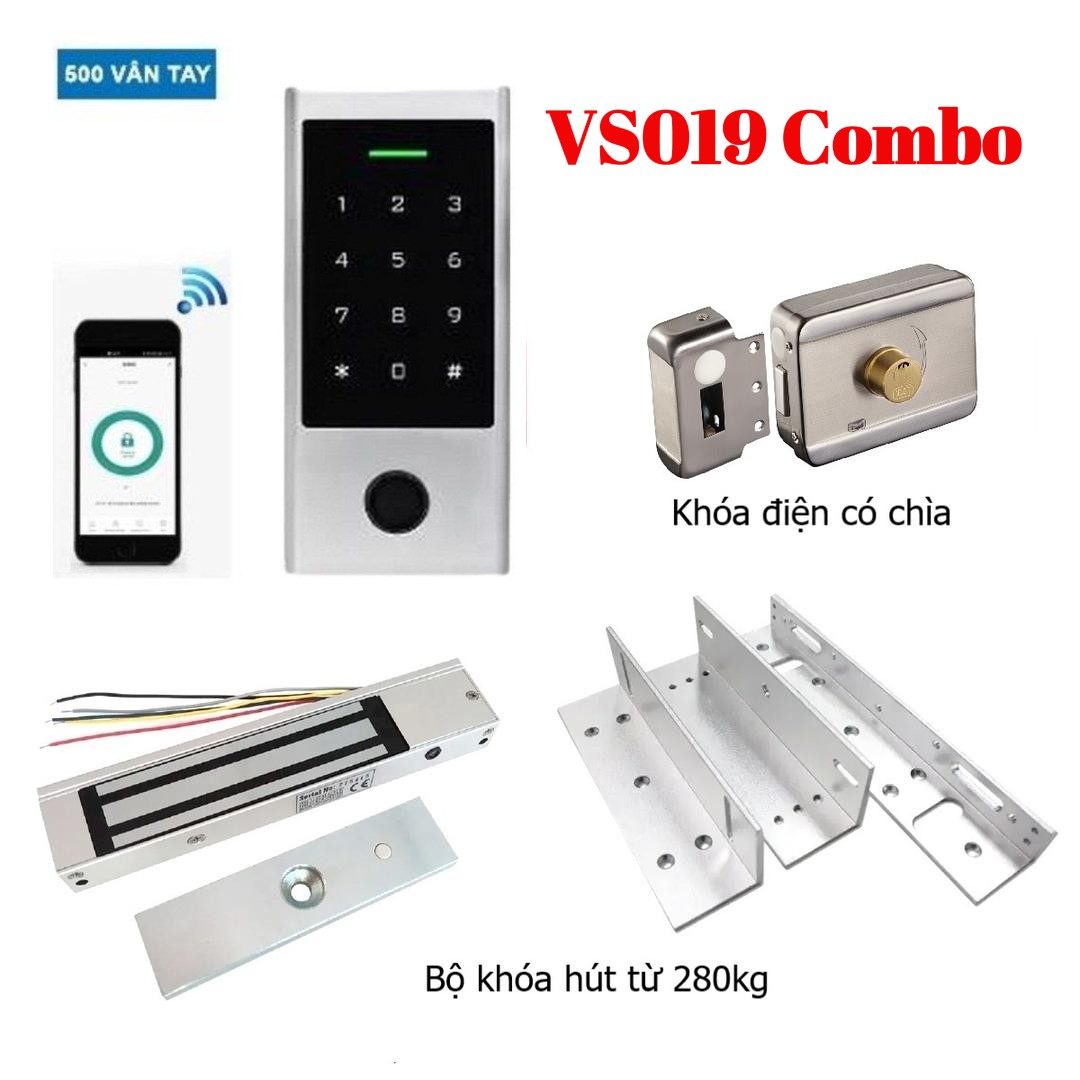 Bộ Combo Khóa Vân Tay Cửa Sắt VS019 | thinhanphat.vn